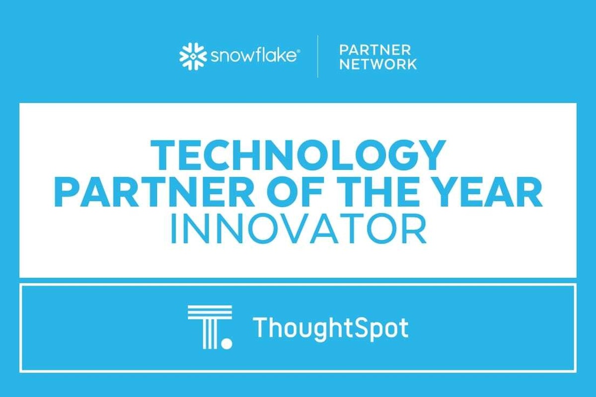 ThoughtSpot Named Snowflake FY2020 Technology Partner of the Year ...