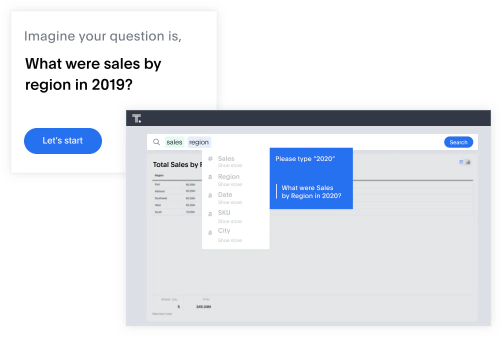 Search: Get self-service analytics with search for data | ThoughtSpot