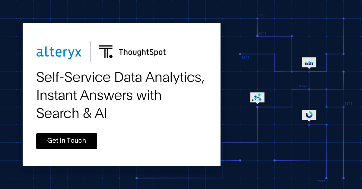 ThoughtSpot + Alteryx Self-Service Analytics