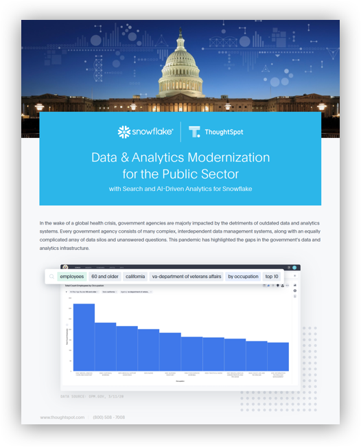 Public Sector Data Analytics - ThoughtSpot