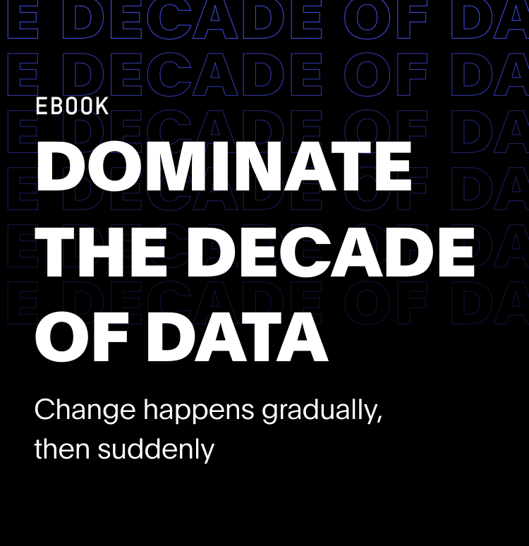 Dominate The Decade of Data