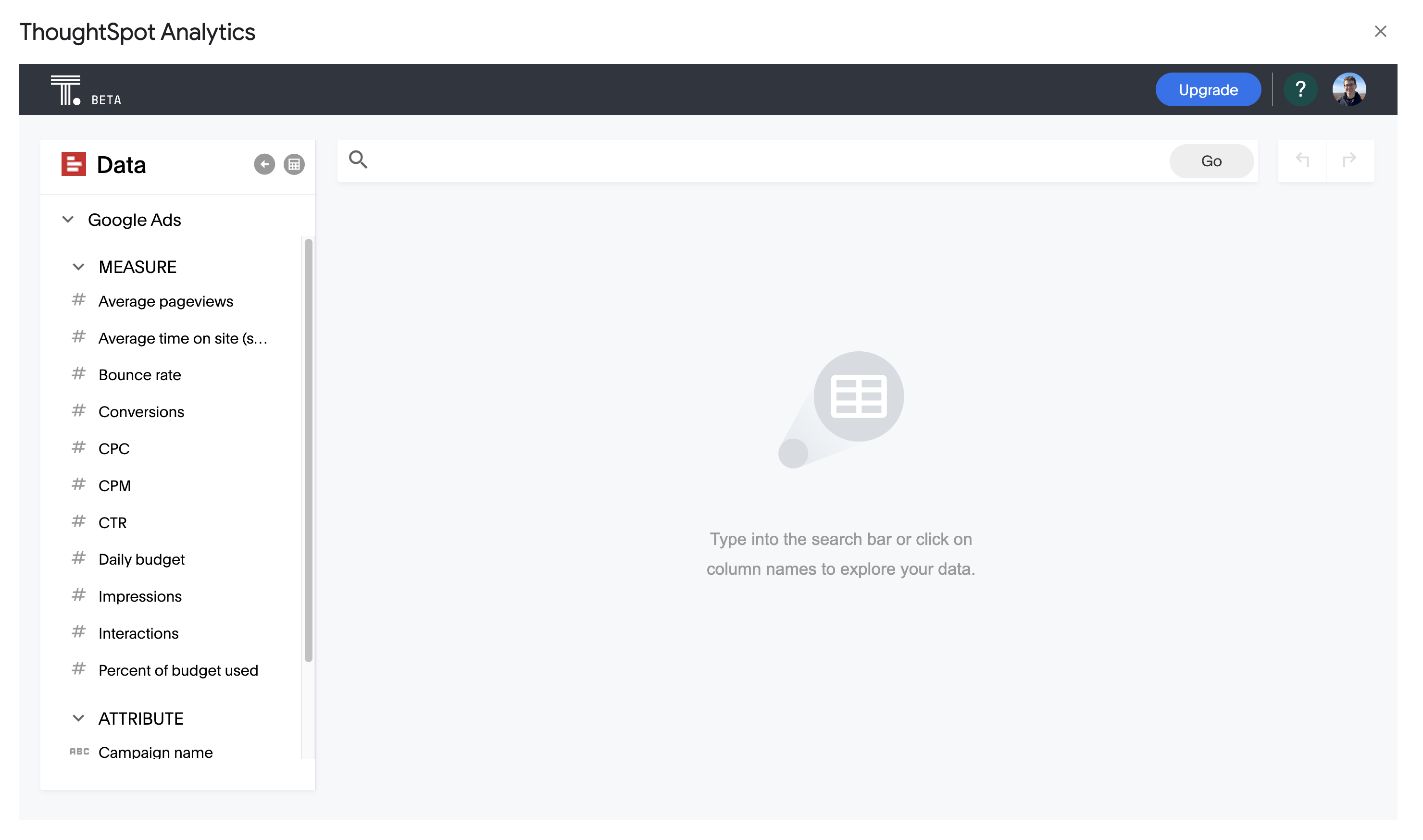 ThoughtSpot for Sheets - Easily Analyze Your Data in Seconds
