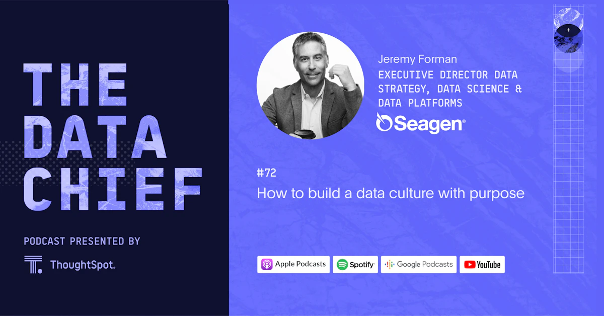 Executive Director Data Strategy, Data Science & Data Platforms at Seagen