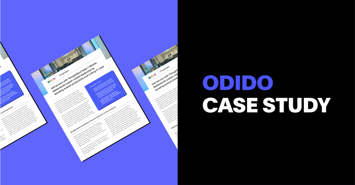 Odido Saves €1M on Data Costs | ThoughtSpot