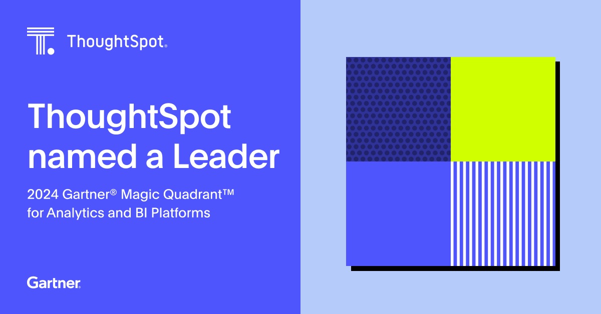 ThoughtSpot leads among legacy BI | Gartner Magic Quadrant