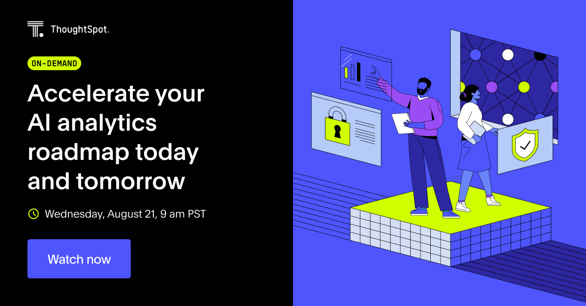 Accelerate your AI analytics roadmap today and tomorrow