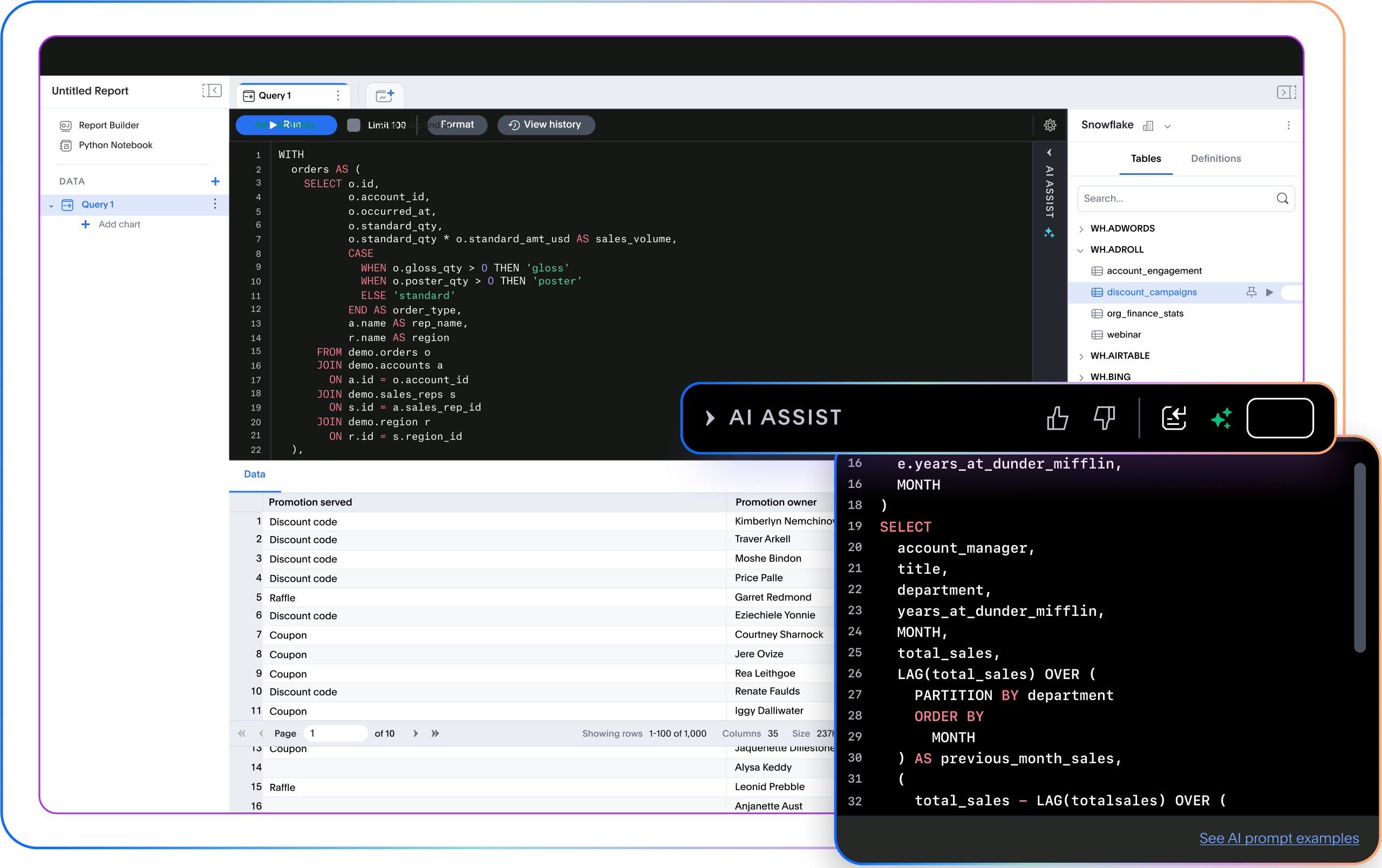 Advanced Analytics Data Platform with SQL, R, and Python
