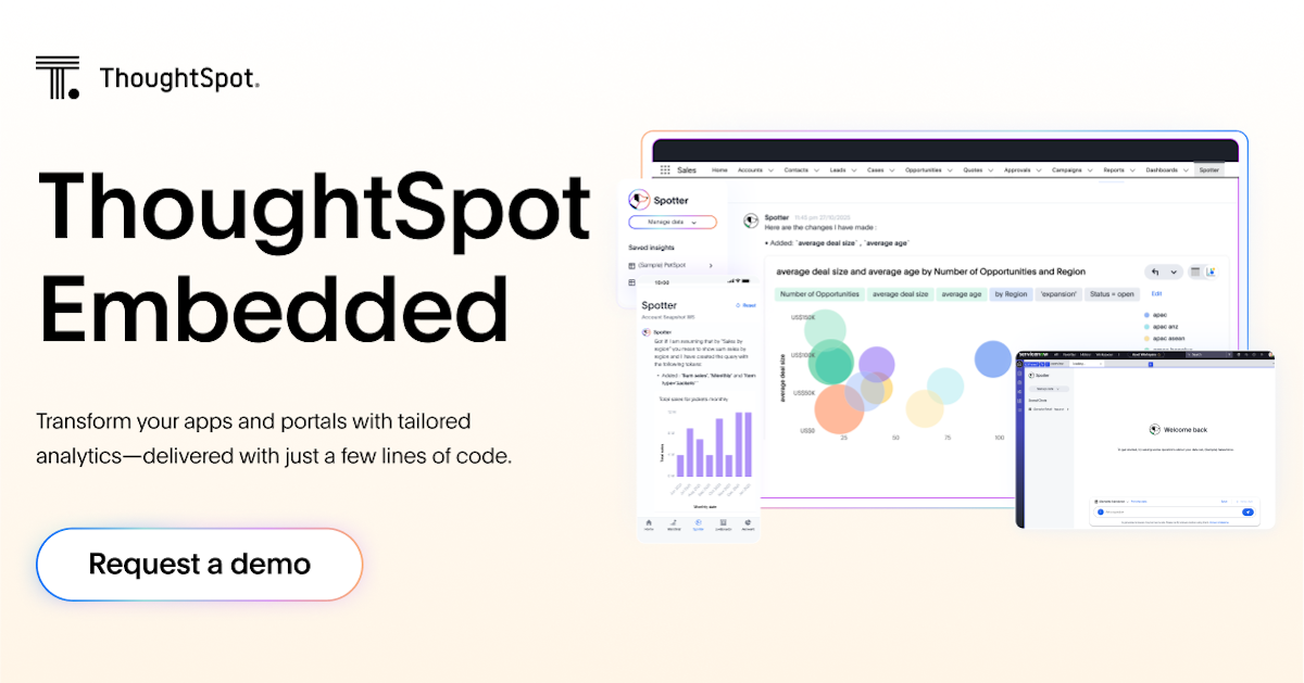 ThoughtSpot Embedded Analytics with Trusted AI