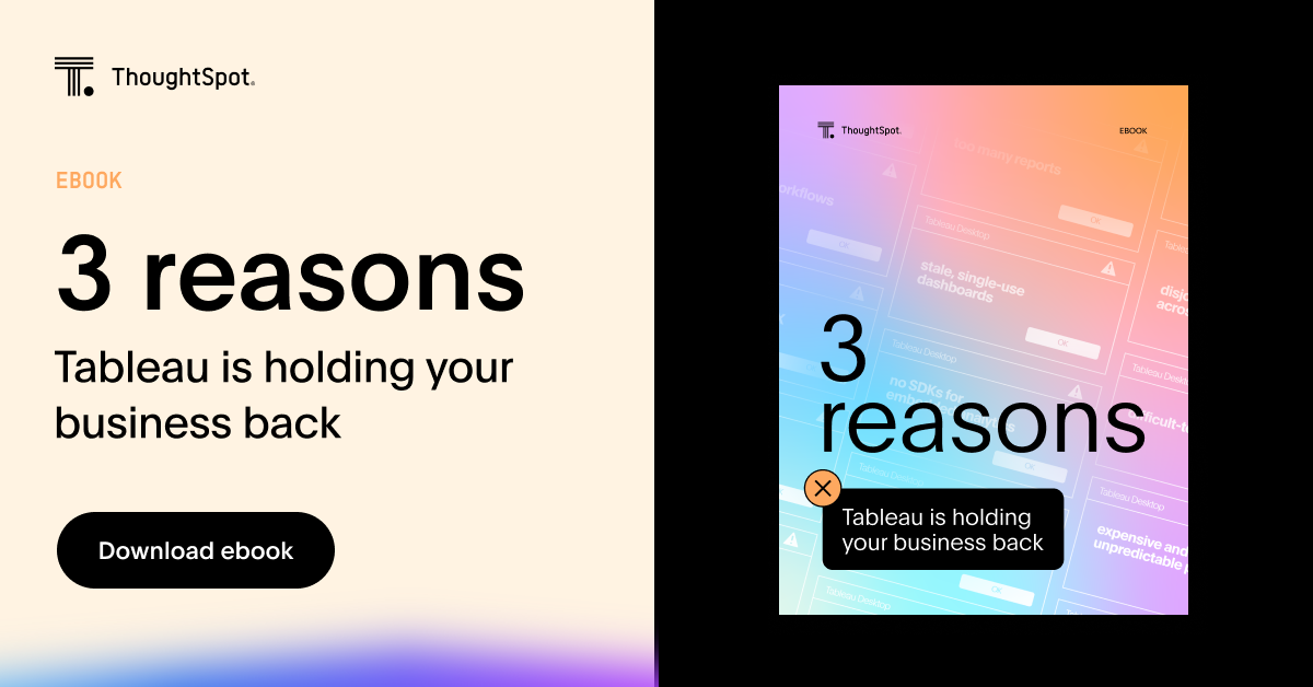 3 ways Tableau is holding you back