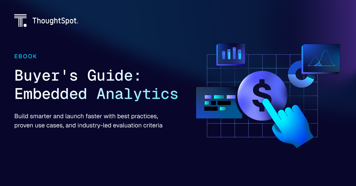 The buyer’s guide for embedded analytics