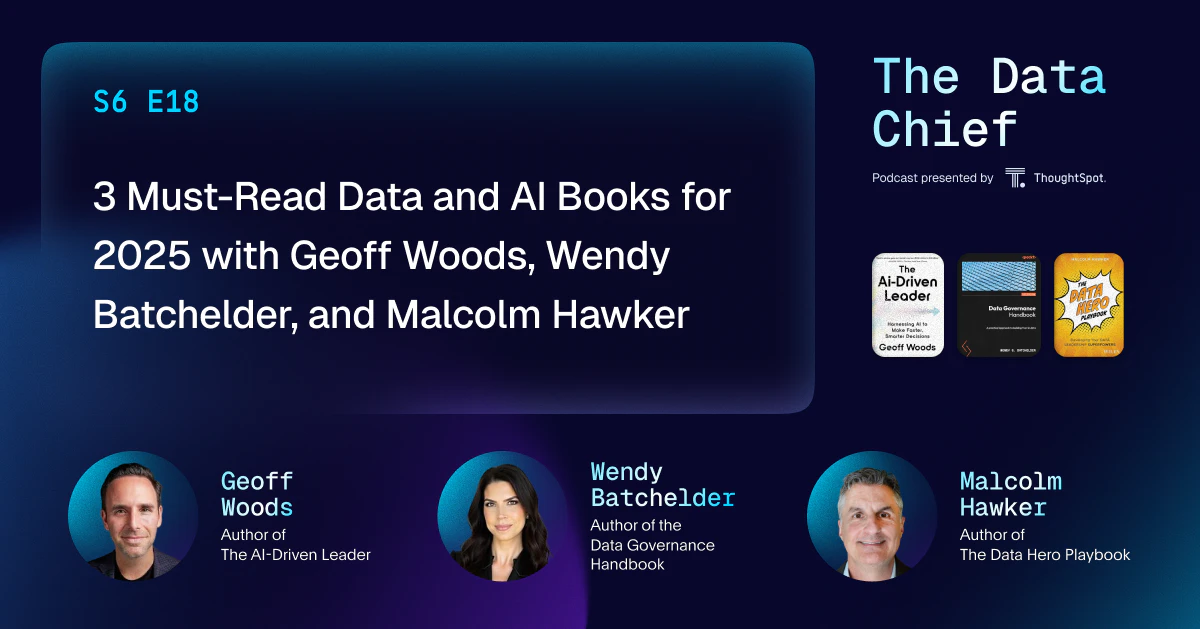 3 Must-Read Data and AI Books for 2025 with Geoff Woods, Wendy ...